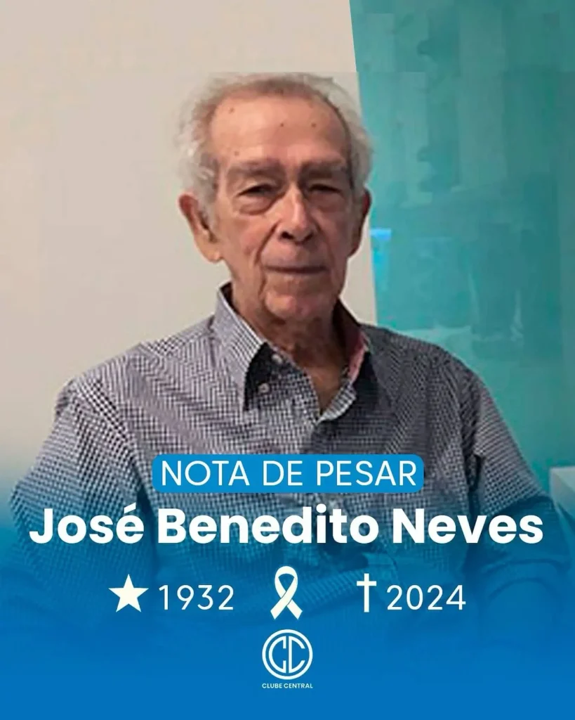 Nota de Pesar - José Benedito Neves - Clube Central de Icaraí